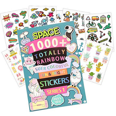 SuperStyle 1000 plus Stickers Book for Kids Cute Sticker Books for ...