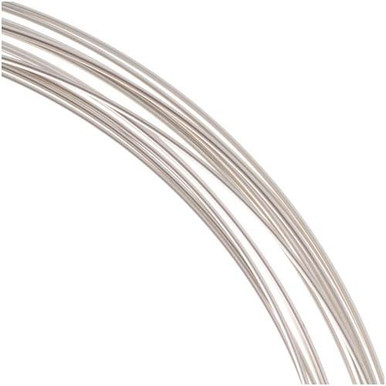 18 Ga Half Round Copper Craft Wire Silver Plate - Warehousesoverstock