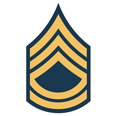 US Army - Sergeant First Class E-7 Decal - Five Inch Tall Full Color ...