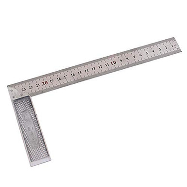 EXCEART L-Square Ruler Stainless Steel L-Square Quilting Ruler 90 ...