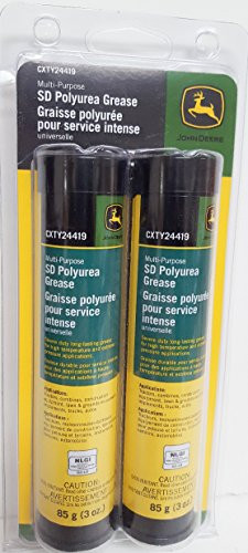 John Deere SD Polyurea All-Purpose Grease -2 Tubes- Fits Mini Grease ...