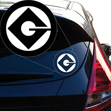 Yoonek Graphics Despicable Me Dru Me G Vinyl Decal Sticker 839 -4" x 4 ...