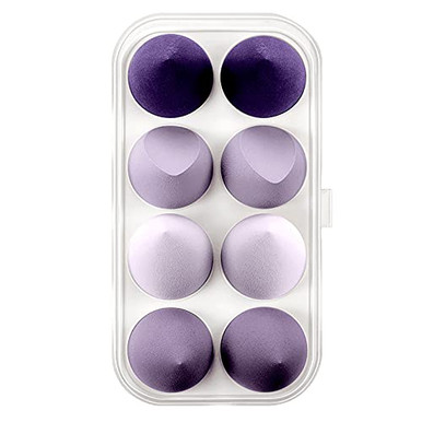 Makeup Blender Set Cosmetics Powder Sponge Egg with Box Wet and Dry Use ...