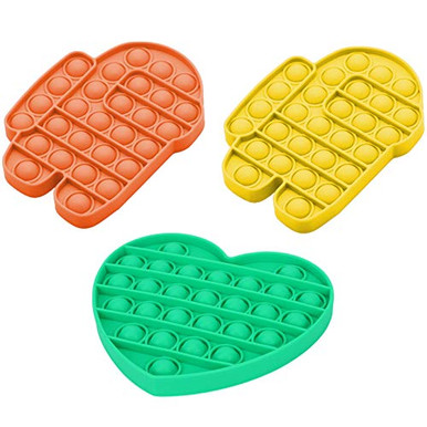 iBccly Pop Fidget Toy Push Bubble Sensory Fidget Toys Squeeze Sensory ...