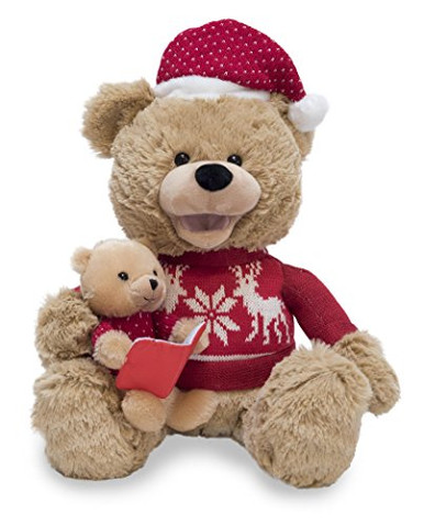 Cuddle Barn "STORYTIME PAPA AND BABY" Animated Plush - Warehousesoverstock