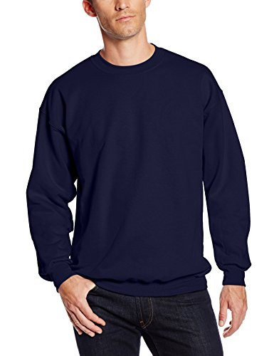 Hanes Men's Ultimate Cotton Heavyweight Navy Medium - Warehousesoverstock