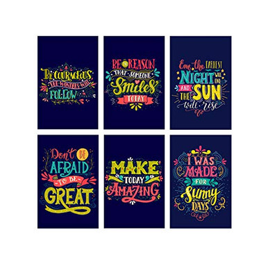 6 Unique Wall Art Posters With Motivational Quotes | Growth Mindset ...