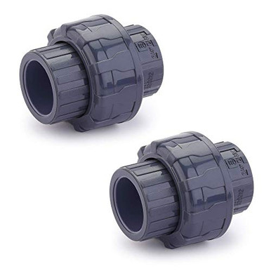 Hydroseal PVC Pipe Fitting 0.75" Union Jetstream Pack of 2 Pieces ...