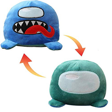 Amon-g Us Reversible Double Sided Stuffed Plushie Plush Toy Animal ...