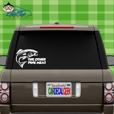 Salmon The Other Pink Meat Vinyl Decal Sticker for Car Truck Window ...