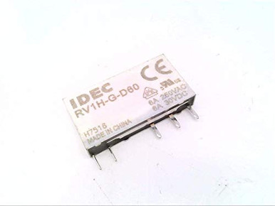 IDEC RV1H-G-D60 SPDT Socket Relay MOUNTING Non Latching RV1H Series 6 ...