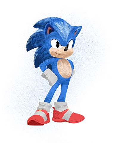 Sonic Wall Poster - Sonic the Hedgehog Bedroom Print - Nursery Decor ...