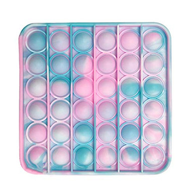 Push Pop Fidget Toy Fidget Sensory Toy Rainbow Gadgets Silicone Autism ...