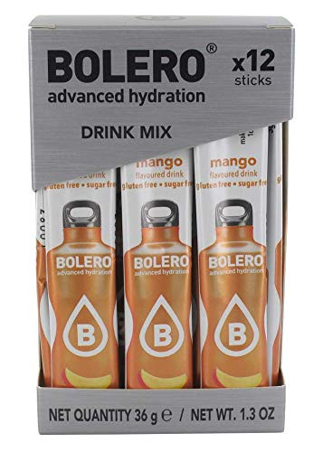 Bolero Advanced Hydration Mix Single Serve Drink Mix Packets Sugar-Free ...