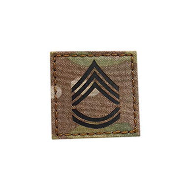 Multicam IR 2x2 US Army E-7 SFC Sergeant First Class Rank Tactical ...