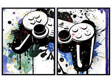Gaming Wall Art Posters - Gamer Gifts - PS4 Playstation Xbox Arcade ...