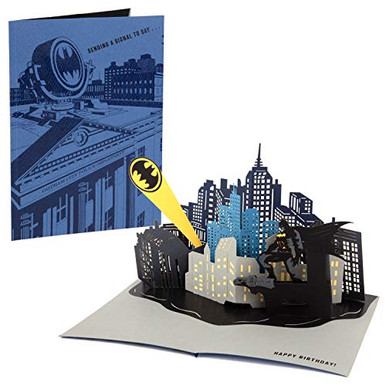 DC Comics Batman Batmobile Pop-Up Birthday Greeting Card - Sending A ...