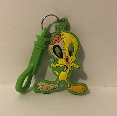 Six Flags Magic Mountain Looney Tunes Zombies Tweety Bird Keyring ...