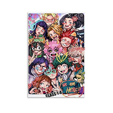 TWWT Anime Poster My Hero Academia Mha Class 1 A Fanart Poster ...