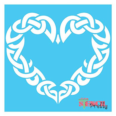 Stencil - The Viking Heart - Norse and Celtic Knot Symbol Template Best ...