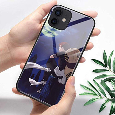 Anime Naruto Gaara Tempered Glass Case for iPhone 12 Pro Max Mini X XR ...