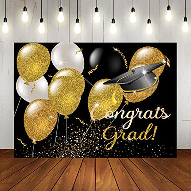 Graduation Ceremony Photography Backdrop Class of 2020 Congrats Grad ...