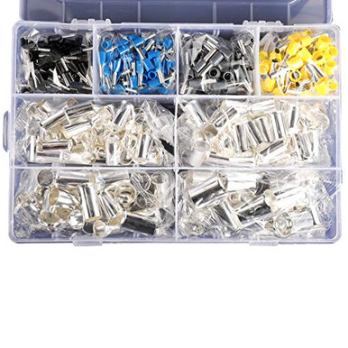 CRMENO Wire Ferrules Terminals Kit Assortment Ferrule Wire Crimp Pin ...