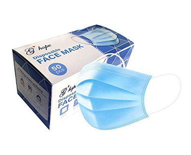 50 PCS 3 Ply Disposable Masks Easy Breathing and Speaking MB Filter ...