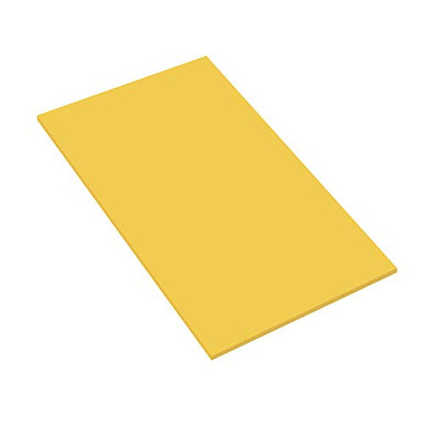 Expanded PVC Sheet 11" x 17" Yellow Printable Rigid PVC Board Sintra ...