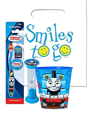 Thomas and Friends 4pc Bright Smile Oral Hygiene Bundle Thomas Soft ...