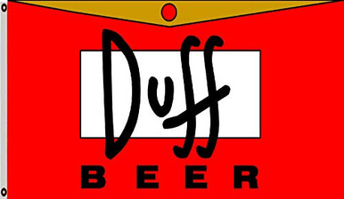 Astany Duff Beer The Simpsons Homer Bart Moe's 3X5FT Banner Flag Novel ...