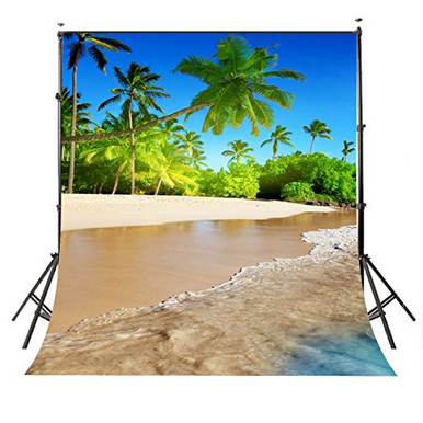 LYLYCTY 5x7ft Summer Backdrop Beach Coast Photography Background ...