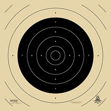 Official NRA B-17C Target 50 Meter UIT Slow Fire Center Bullseye Target ...