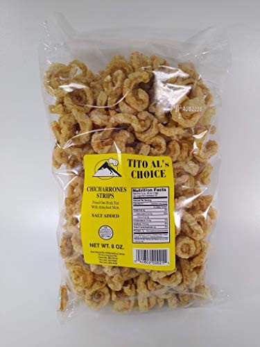 Tito Al's Choice Chicharrones -Fried Out Pork Fat With Attached Skin ...