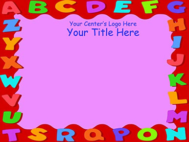 EZClassroomboards.com Custom Laminated Preschool Bulletin Board with ...