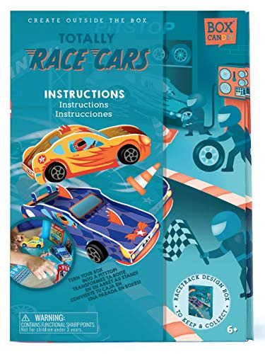 BOX CANDIY Totally Race Cars Build and Go Pull-Back Car Racing Kit in ...