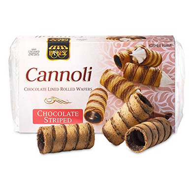 Mini Cannoli Shells Chocolate Lined Rolled Wafers Thin and Crunchy ...