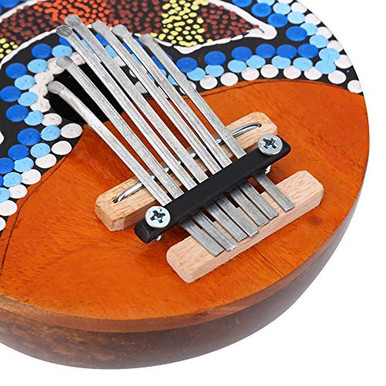 VGEBY Mbira Kalimba African Mbira Finger Thumb 7 Key Tuneable Coconut ...