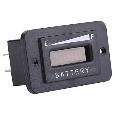 Conlense Battery Indicator 12V-24V LED Digital Battery Indicator Meter ...