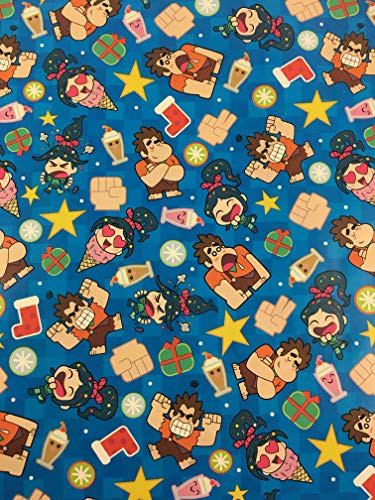 Disney's Wreck it Ralph Christmas Gift Wrapping Paper -40 Square Feet 1 ...