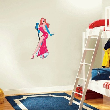 Jessica Rabbit Cartoon Wall Decal Sticker 25" x 14" - Warehousesoverstock