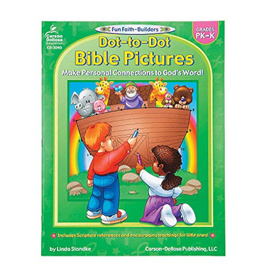 Fun Express Bible Dot to Dot Activity Bk Pk-K - 1 Piece - Educational ...