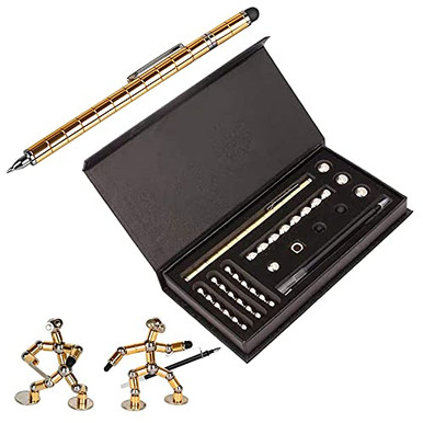 CocoX Magnetic Fidget Pen Toy Magnet Gel Pen Fidget Toy Think Ink Pen ...