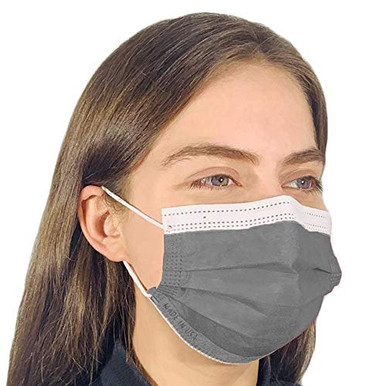 50 Pack Made in USA 3-Ply Disposable Face Masks Daily Use Lightweight ...