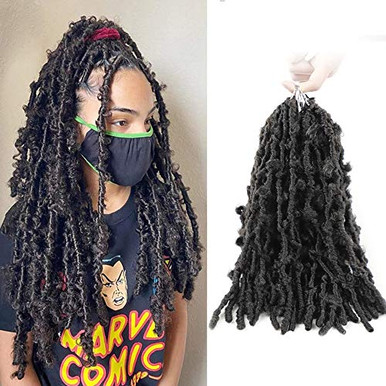Butterfly Locs Crochet Hair 18inch Pre Looped Distressed Handmade ...