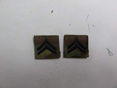 US Military Insignia Patch SEW ON Set of 2 Rank OCP E-4 Corporal ...