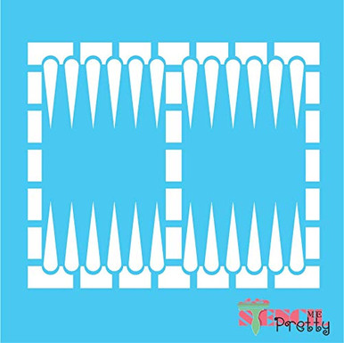 Backgammon Board Game Stencil - DIY Rustic Furniture Décor Best Vinyl ...