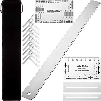 Guitar Luthier Tool Includes Neck Notched Straight Edge Tool 9 ...