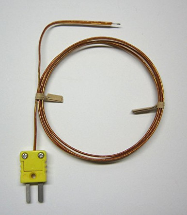 K-type thermocouple probe with high temperature Kapton plastic ...