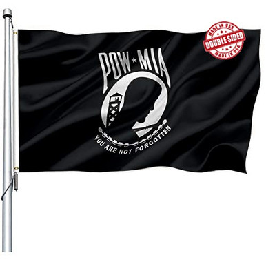 Double Sided Pow Mia Flag 3x5 Outdoor- Heavy Duty Polyester You are Not ...